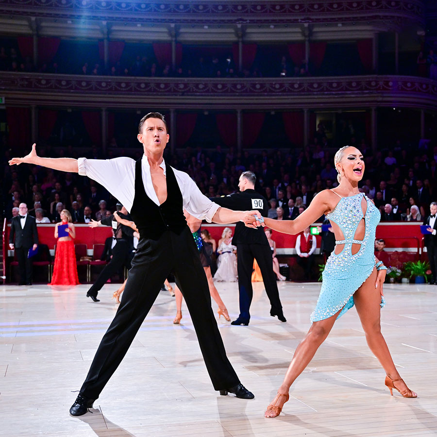 Professional Latin Ballroom Dancers